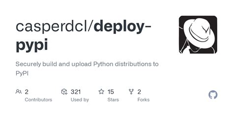 github casperdcl deploy pypi securely build and upload python