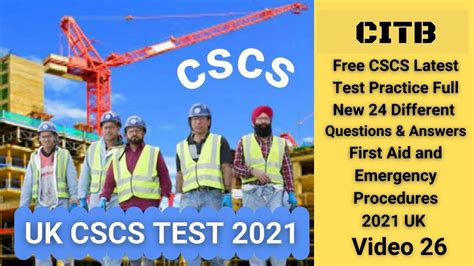 free cscs test practice 24 different questions and answers 2021 uk first