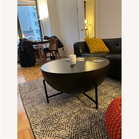 Cb2 Darbuka Black Coffee Table Aptdeco