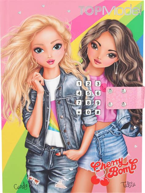 Top Model Secret Coded Rainbow Diary Limetree Lifestyle