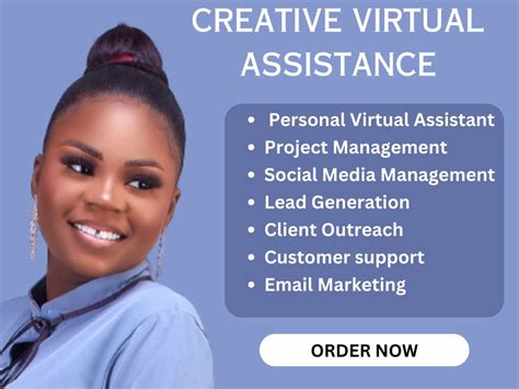a creative virtual assistant executive and personal virtual assistant