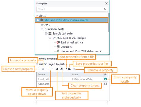 project properties readyapi documentation