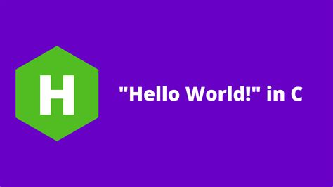 HackerRank Hello World In C Problem Solution