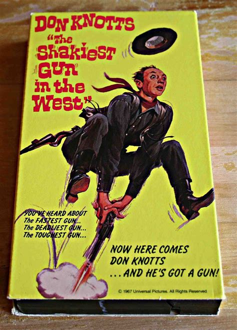The Shakiest Gun In The West 1968 Vhs Don Knotts Barbara Rhoades