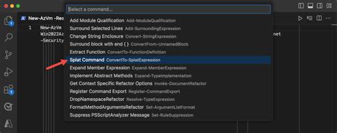 Automatically Convert A Powershell Command To Use Splatting