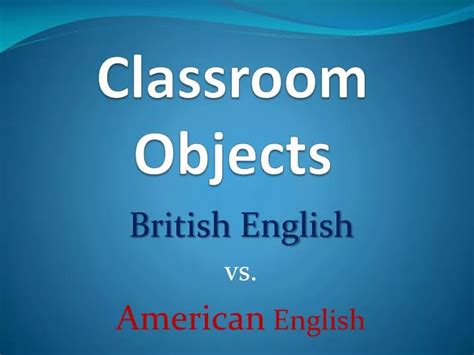 Ppt Classroom Objects Powerpoint Presentation Free Download Id2573488