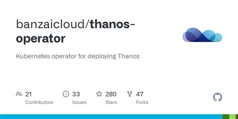 Github Banzaicloudthanos Operator Kubernetes Operator For Deploying Thanos