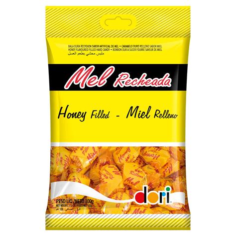 Bala Dura Recheio Mel Dori 100g Carrefour