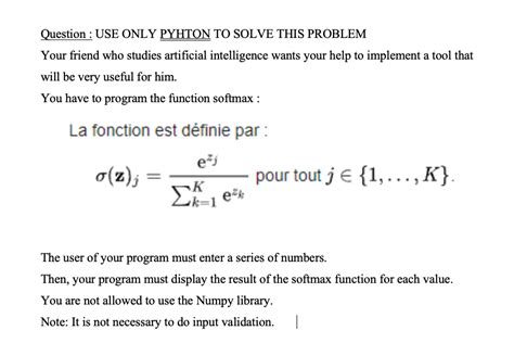 Solved Question Use Only Pyhton To Solve This Problem Your