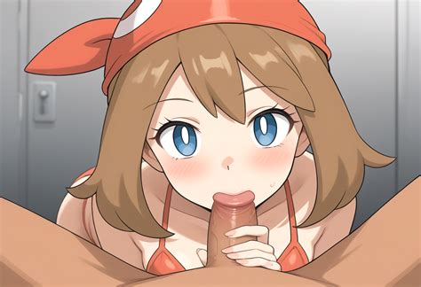 Rule 34 Ai Generated Bandana Beach Bikini Bikini Top Blue Eyes Breasts Brown Hair Cute Cute