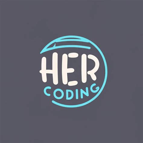 Logo Design For Her Coding World Innovative Typography For The Technology Industry Ai Logo Maker