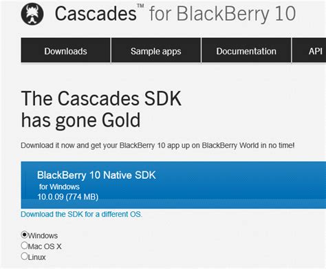 Rim Blackberry 10 Sdk Is Now Gold Tim Andersons It Writing