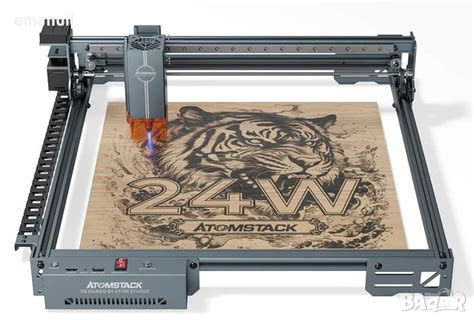 Atomstack Pro V2 12w 1600лв 24w 2600лв Cnc лазер лазерно гравиране в Други машини и части в гр
