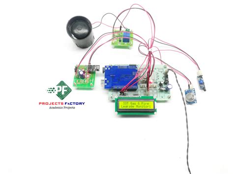 Iot Gas And Fire Leakage Monitoring With Siren Alert