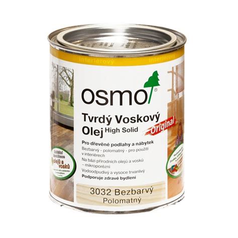 Osmo 3032 tvrdý voskový olej polomatný – FarbySK
