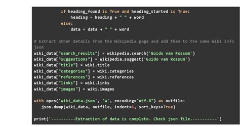 Wikipedia Data Extraction Using Python PormptCloud
