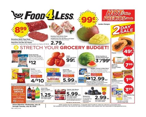 Food 4 Less Weekly Ad Jul 23 Jul 29 2025