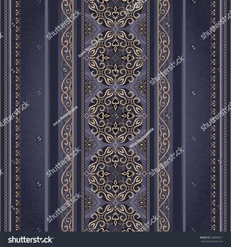 Vector Line Art Seamless Border Design Stock Vector Royalty Free Shutterstock