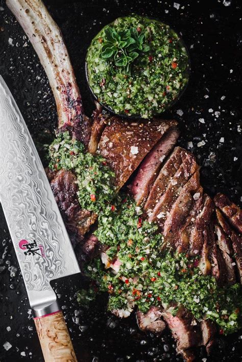 Daniela Gerson Photography Steak With Chimichurri Sauce Chimichurri
