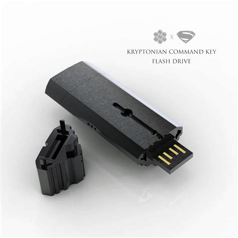 Kryptonian Command Key Flash Drive Behance