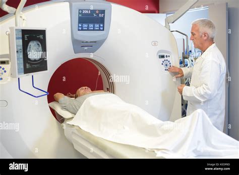 Setting The Scanner Stock Photo Alamy