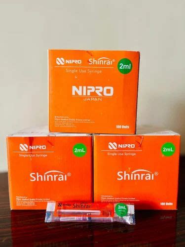 Ml Nipro Shinrai Single Use Syringe At Rs Piece In Shirwal ID