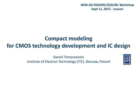 Pdf Compact Modeling For Cmos Technology Development And … · Compact