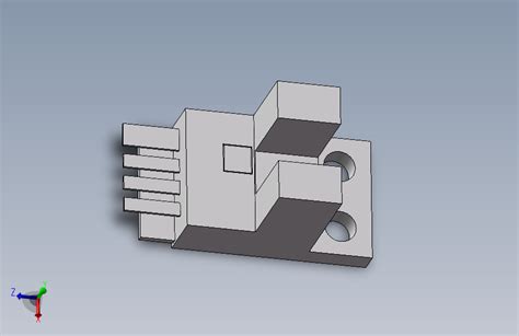 光电开关 Ee Sx674（配接线端子） Solidworks 2018 模型图纸下载 懒石网