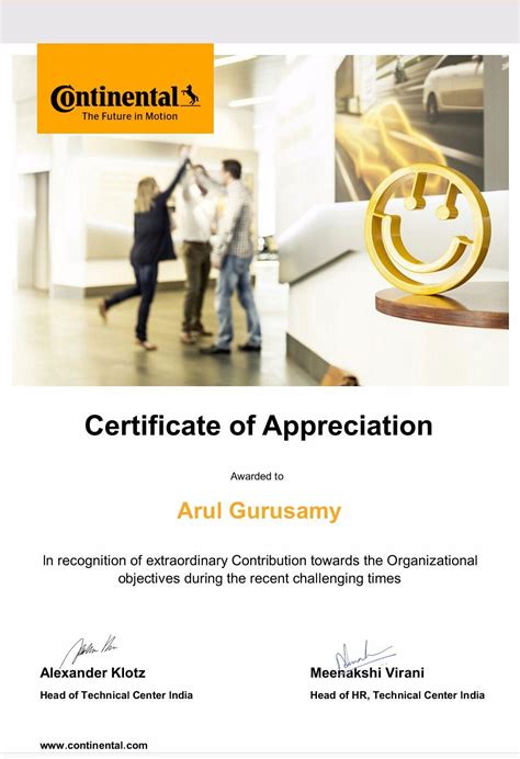 Arul G On Linkedin Honoured To Receive Certificate Of Appreciation To Manage Business…