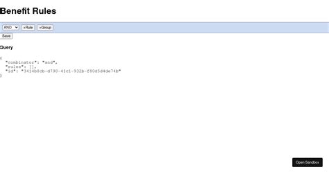 React Querybuilder Examples CodeSandbox