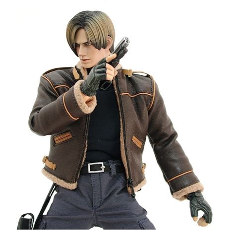 Resident Evil Leon Kennedy Fur Leather Jacket