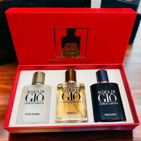 Giorgio Armani Acqua Di Gio 3 X 30ml Tset Perfume Lounge