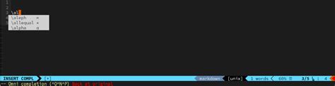 Vim For Math Symbols Super User