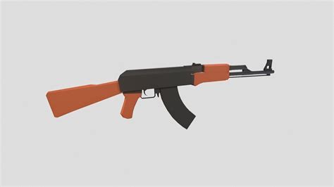 Ak 47 Rifle 3d Model By Calp1 0b15995 Sketchfab
