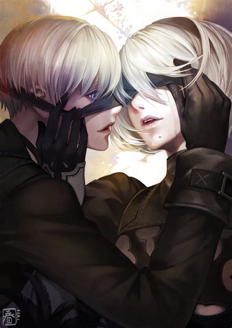 2b And 9s Nier And 1 More Drawn By Halu Ca Danbooru