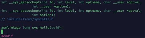 Linux 内核新增系统调用 追殇 Coding