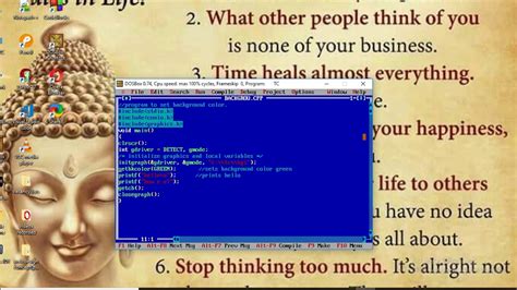 C Program To Understand Setbkcolor Conceptv1 Youtube