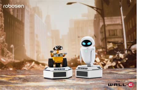 Robosen Mini Robot Wall E Collectors Set Wall E And Eve