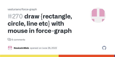 Draw Rectangle Circle Line Etc With Mouse In Force Graph · Issue