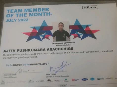 Ajith Kumara On Linkedin Month Of Employment