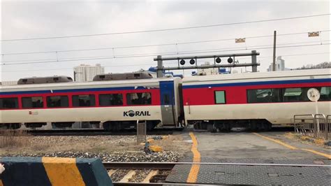210307 천안 눈들건널목 Ktx Itx 새마을 무궁화호 기차길 건널목 천안역 도착 출발 기차놀이 Youtube