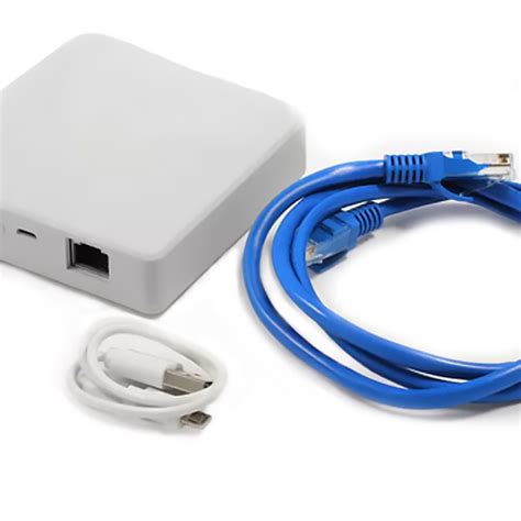 ethernet zigbee gateway hub with dc 5v power supply and 1a input gaotek