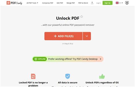 how to password protect a pdf online and for free pdf candy