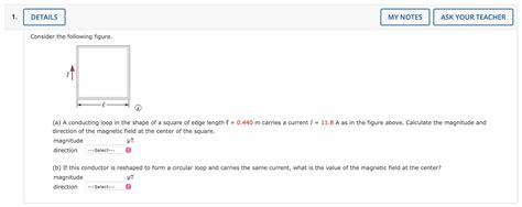 Solved Consider The Following Figure A A Conducting Loop