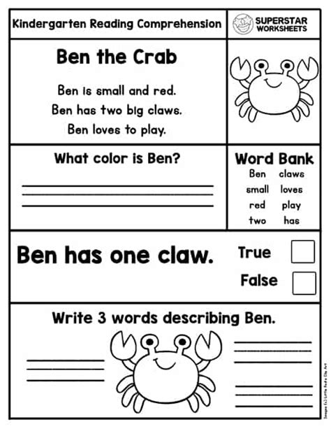 Reading Comprehension Preschool Worksheets Worksheets Printable Free