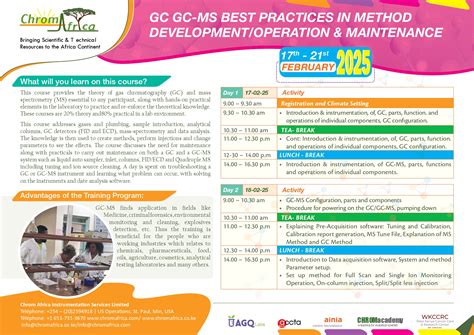 gc gc ms best practices in application method development operation