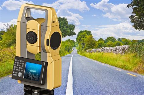 Natural Landscape With Footpath And 3d Rendering Of A Geodesic Device