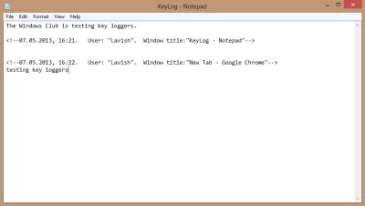 Free Keylogger Software For Windows