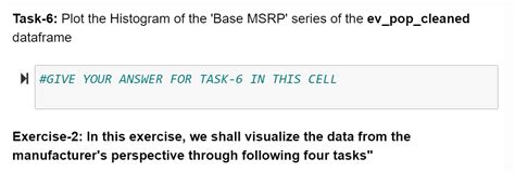 Task 6 Plot The Histogram Of The Base Msrp Series