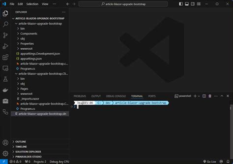 Blazor Upgrade Do Framework Css Bootstrap V510 Para V533